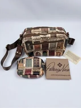 Patricia Nash | Bags | Patricia Nash Piper Canvas Coated Crossbody And ...
